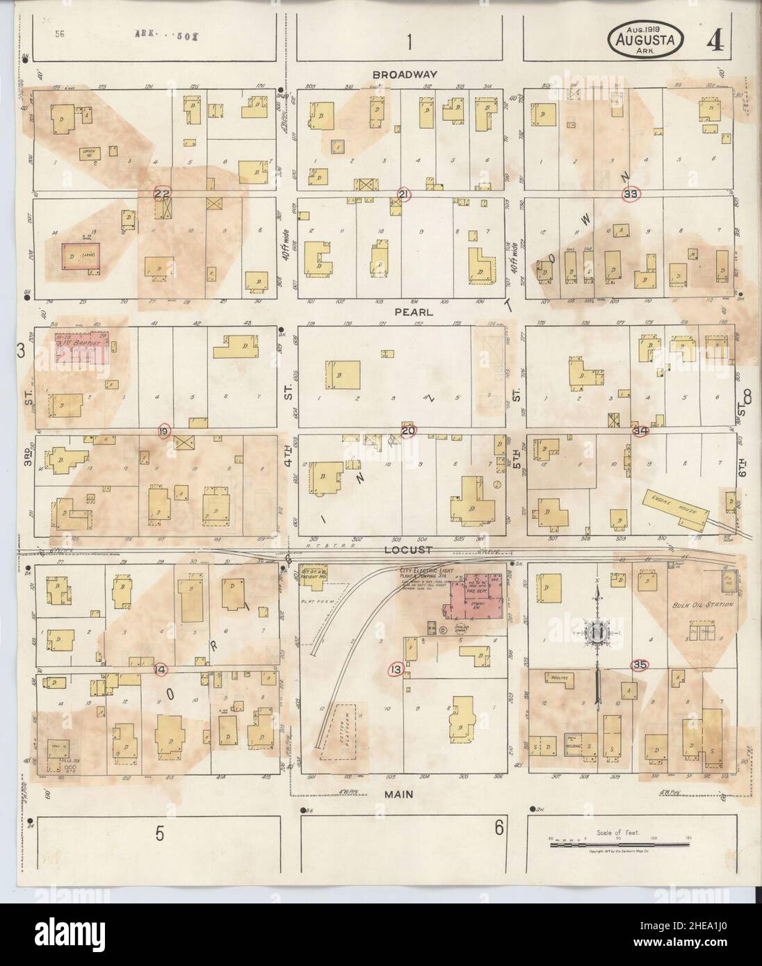 Map of augusta arkansas hi-res stock photography and images - Alamy