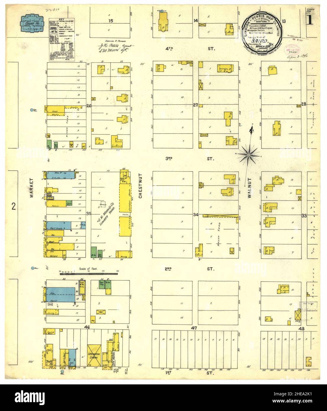 Map of callahan hi-res stock photography and images - Alamy