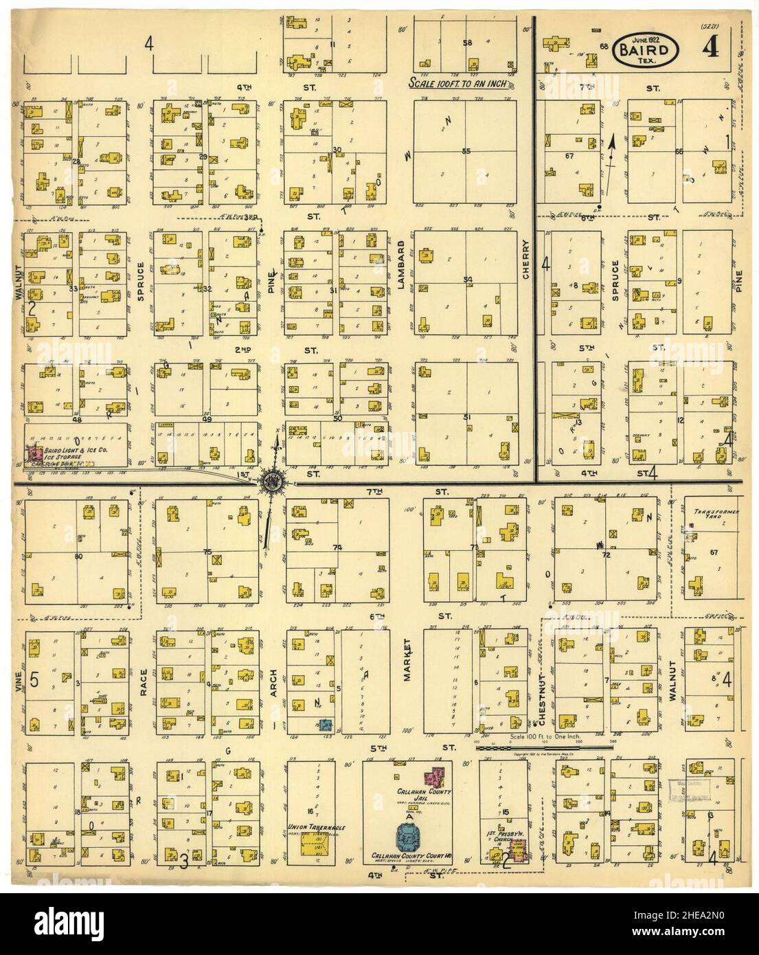 Map of callahan hi-res stock photography and images - Alamy
