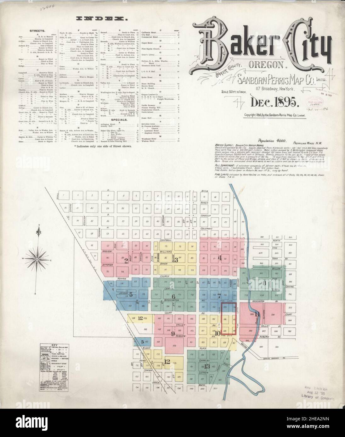 Map of baker hi-res stock photography and images - Alamy