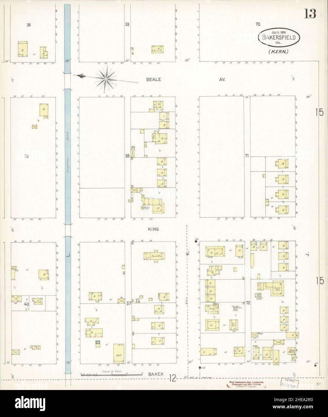 Kern county map hi-res stock photography and images - Alamy