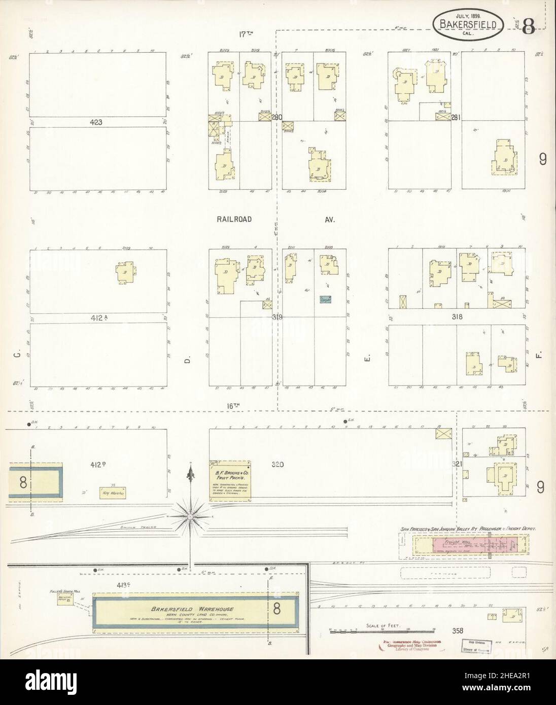 Kern county map hi-res stock photography and images - Alamy