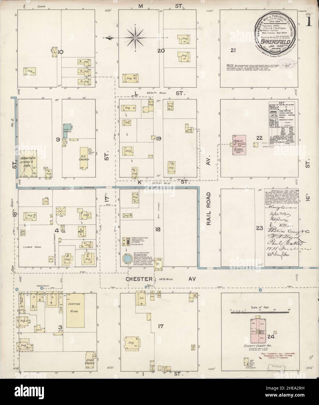 Kern county map hi-res stock photography and images - Alamy