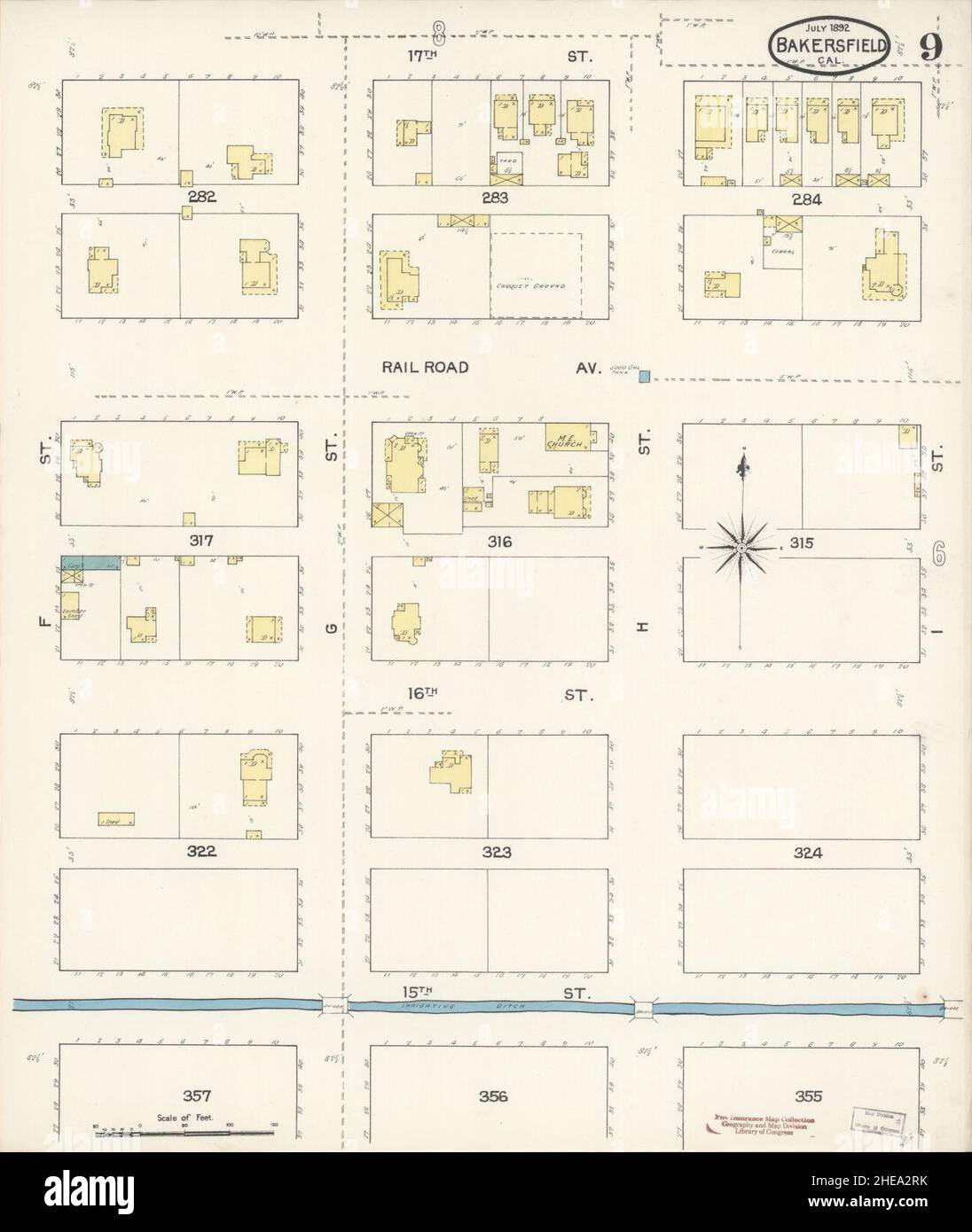 Kern county map hi-res stock photography and images - Alamy