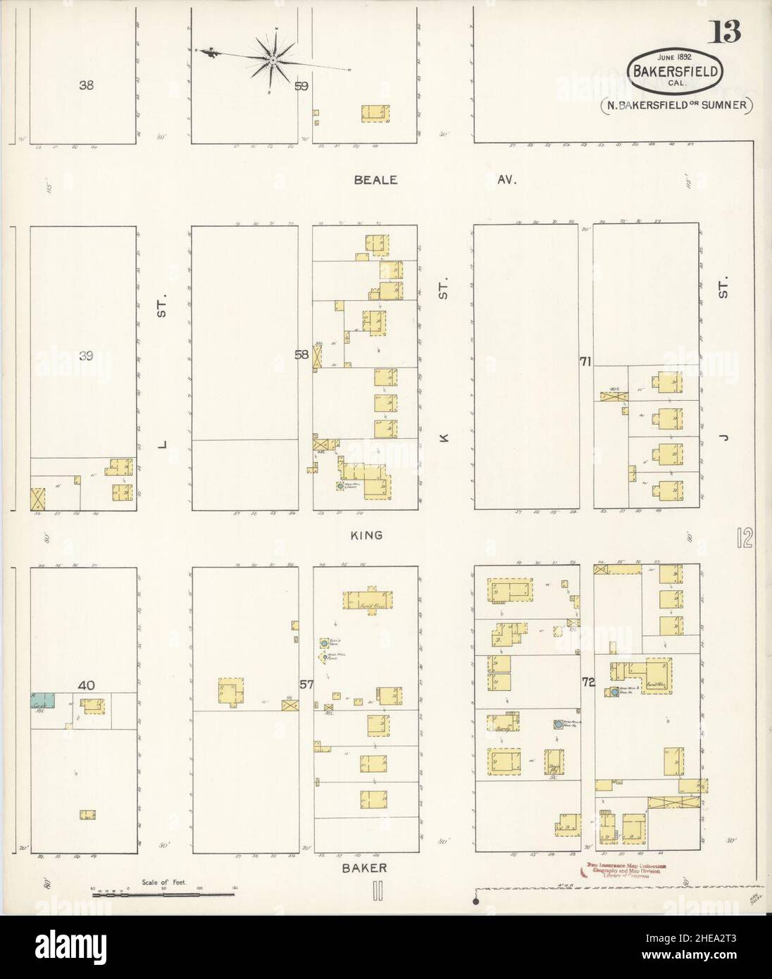Kern county map hi-res stock photography and images - Alamy