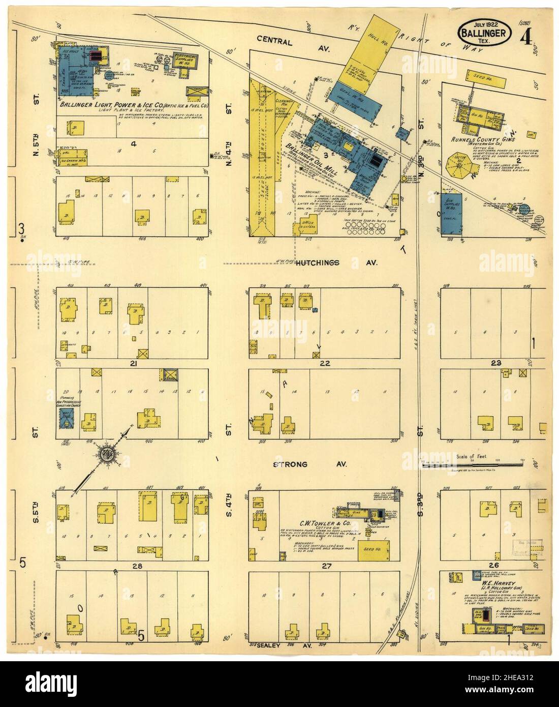 Map of ballinger hi-res stock photography and images - Alamy