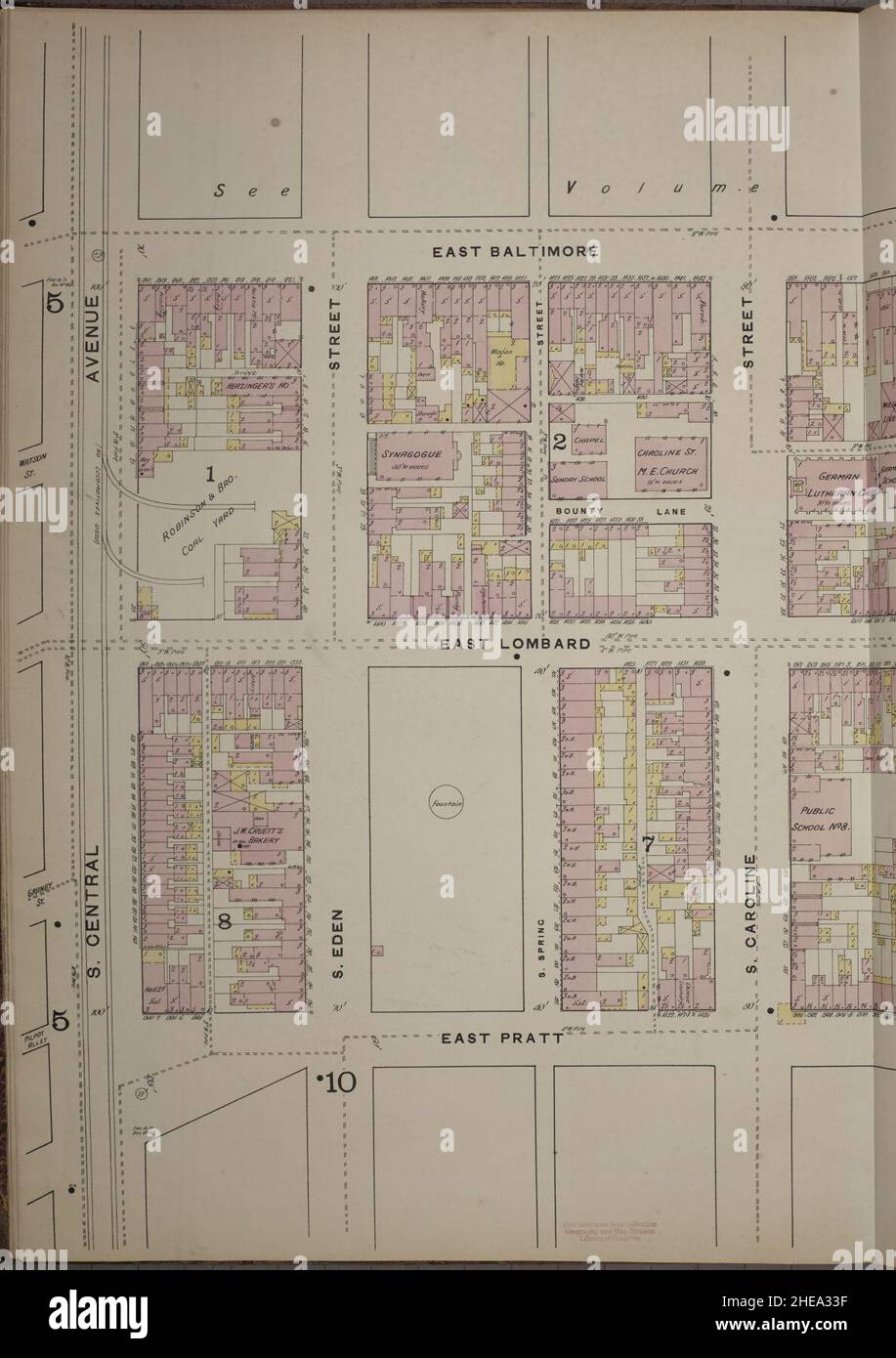 Sanborn Fire Insurance Map from Baltimore, Baltimore County, Maryland ...