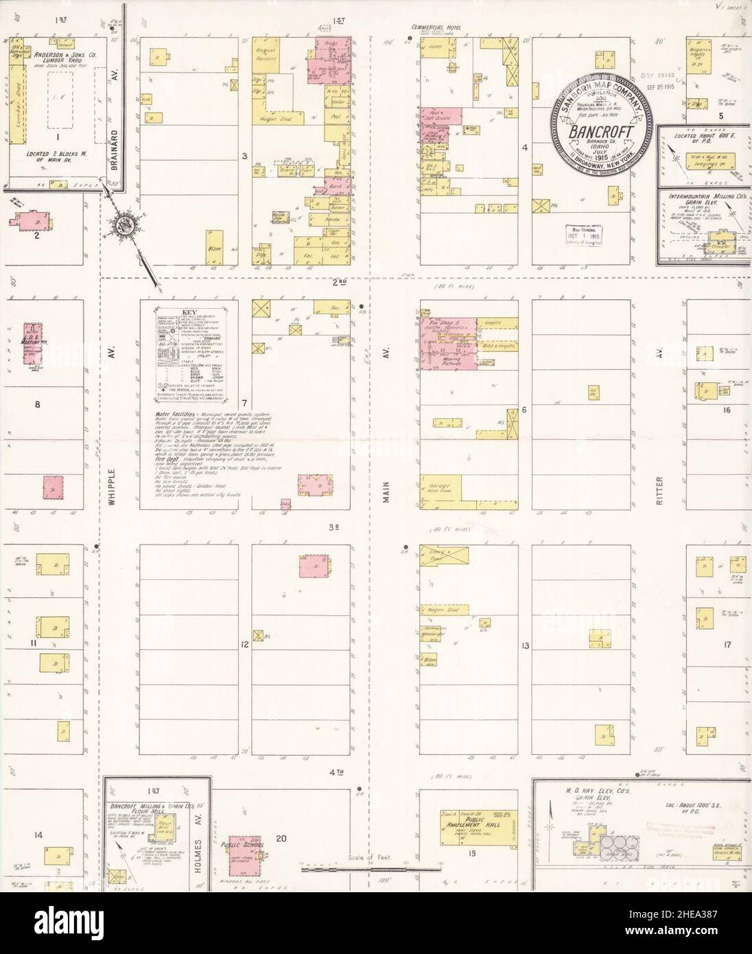 Bancroft map hi-res stock photography and images - Alamy