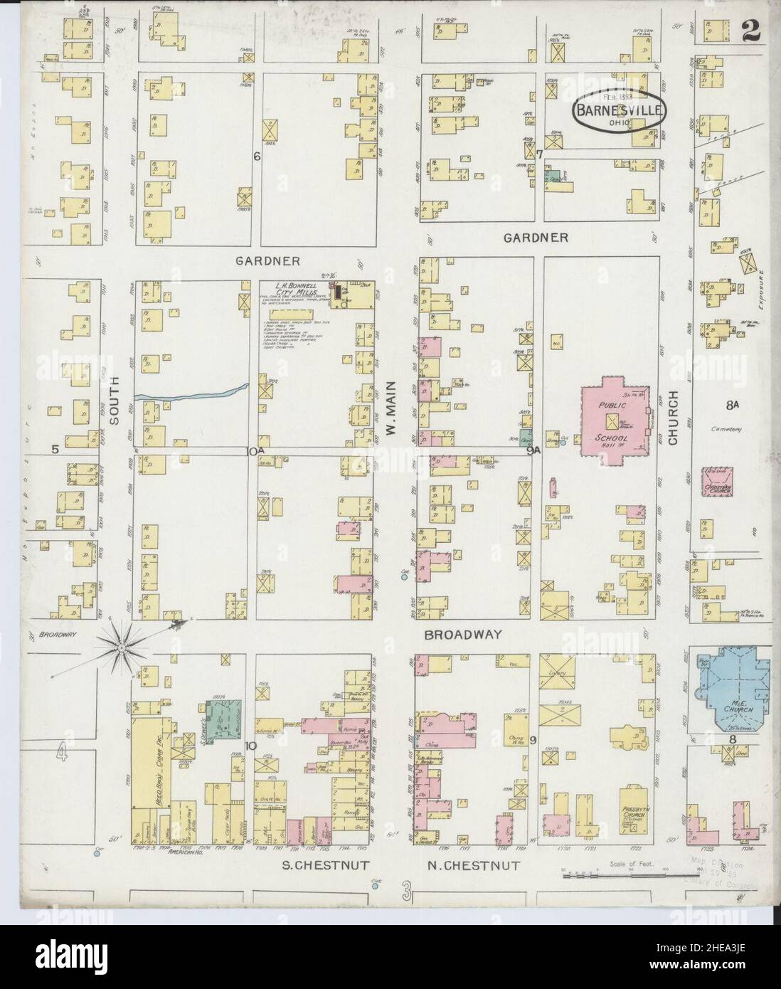 Map of barnesville hi-res stock photography and images - Alamy