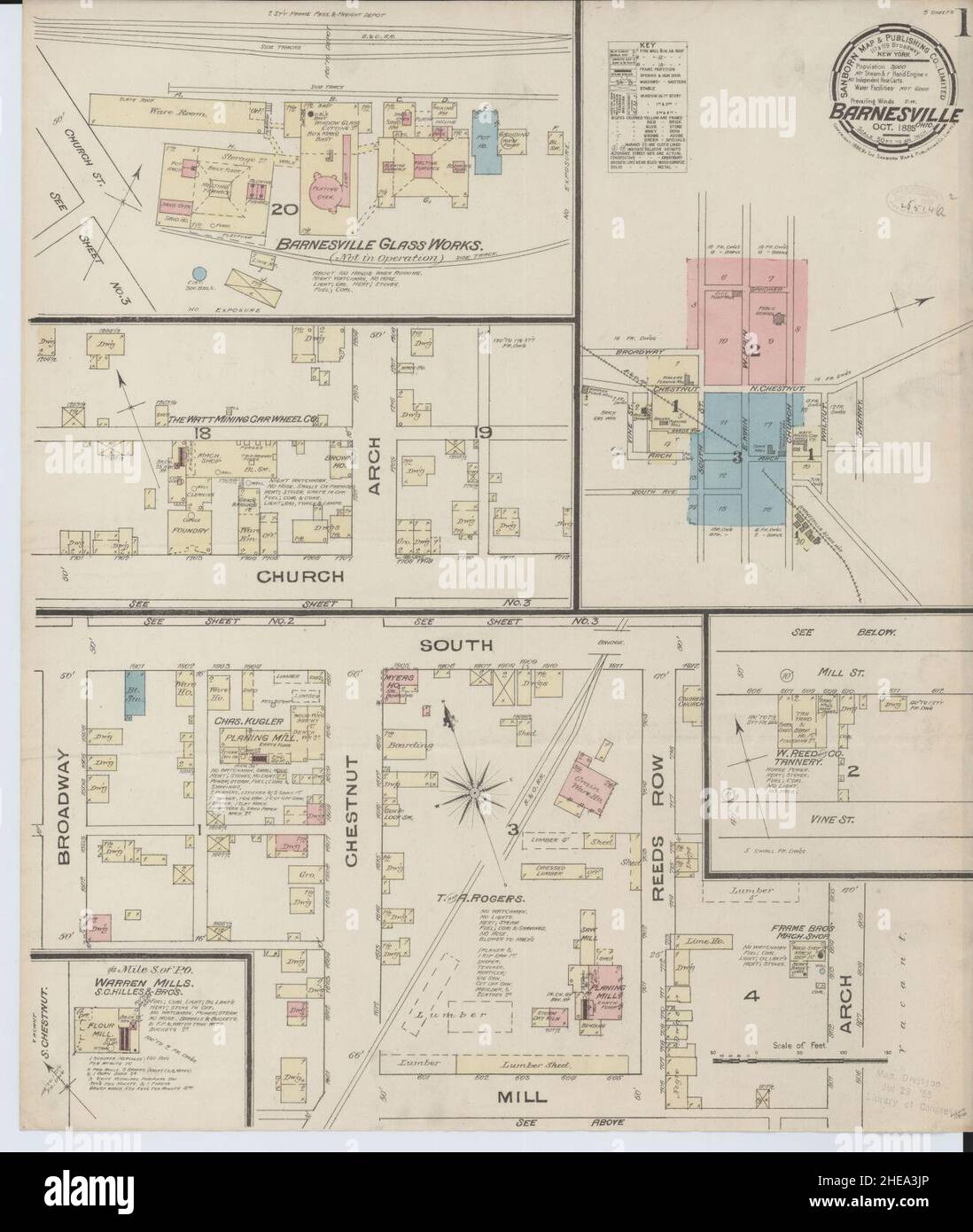 Map of barnesville hi-res stock photography and images - Alamy