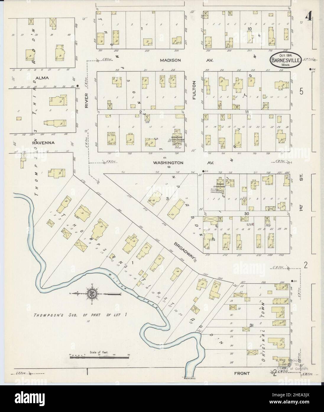 Sanborn Fire Insurance Map from Barnesville, Clay County, Minnesota ...