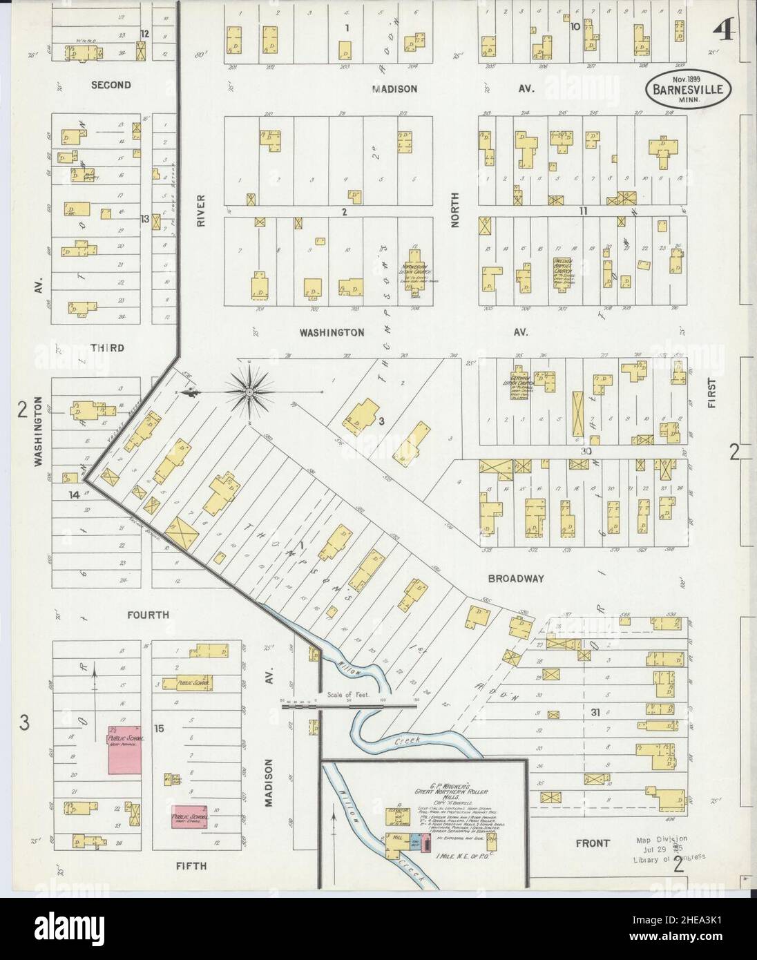 Sanborn Fire Insurance Map from Barnesville, Clay County, Minnesota ...