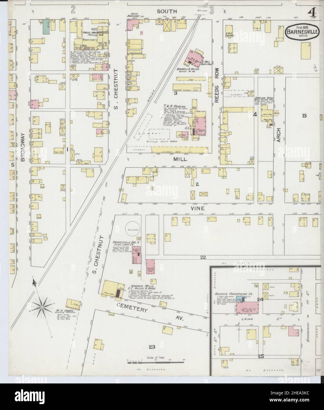 Map of barnesville hi-res stock photography and images - Alamy