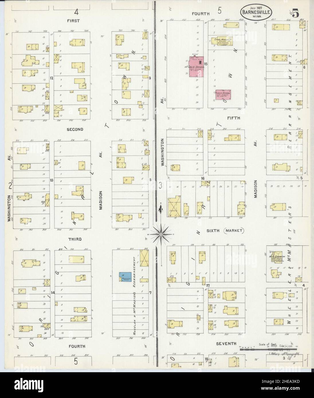 Sanborn Fire Insurance Map from Barnesville, Clay County, Minnesota ...
