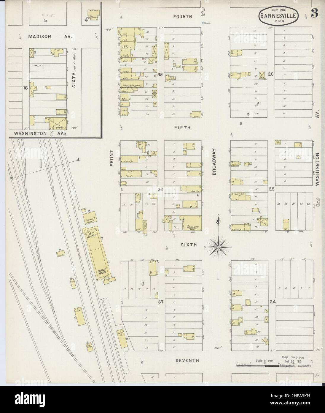 Map of barnesville hi-res stock photography and images - Alamy