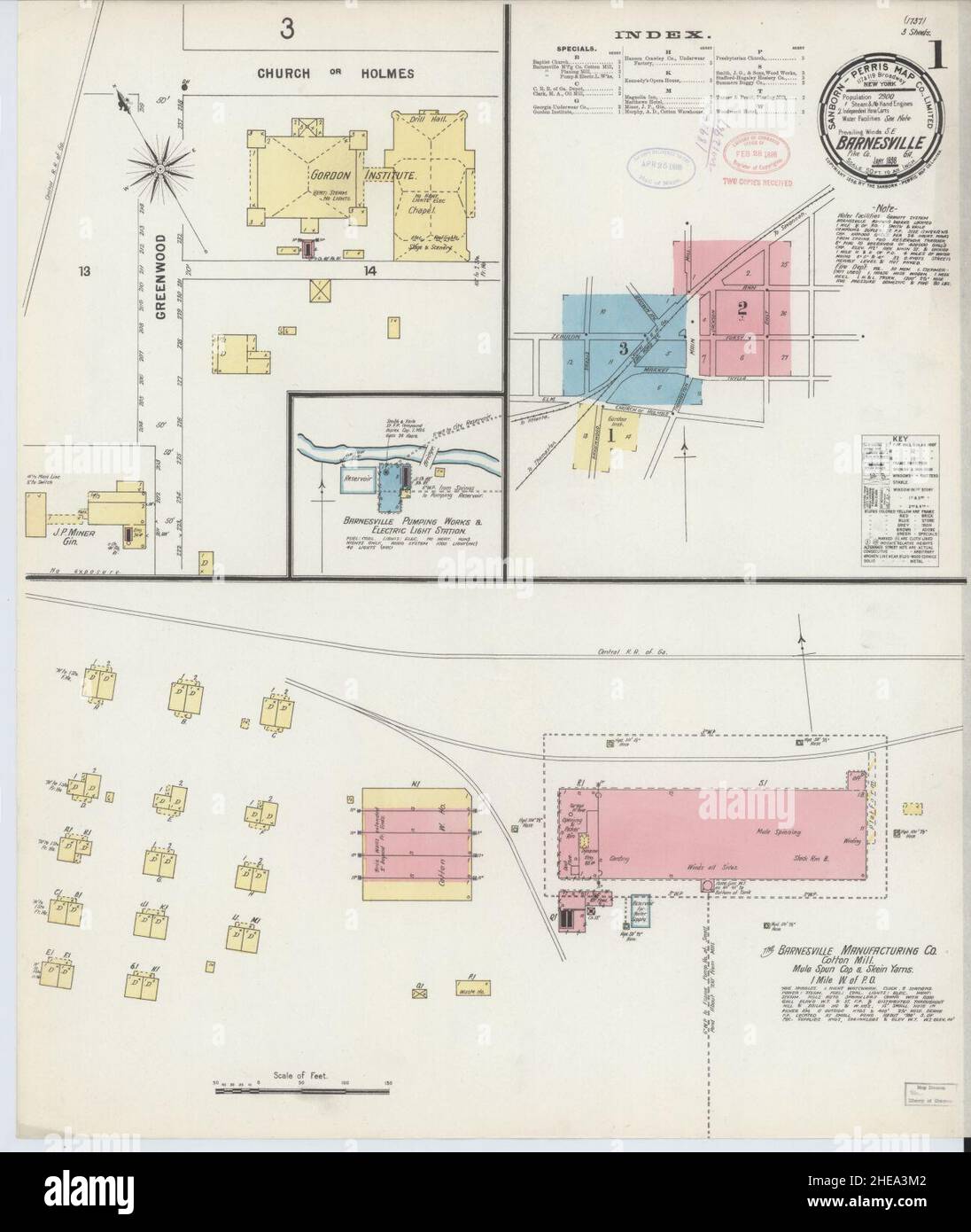 Barnesville georgia map hi-res stock photography and images - Alamy