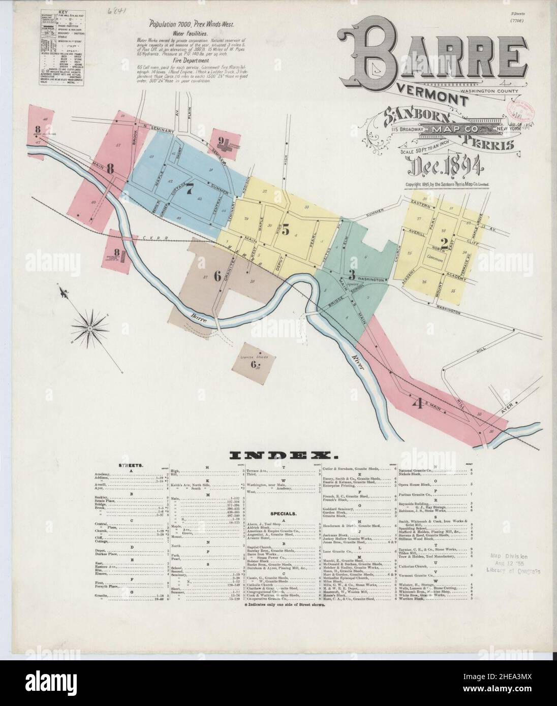 Map of barre hi-res stock photography and images - Alamy