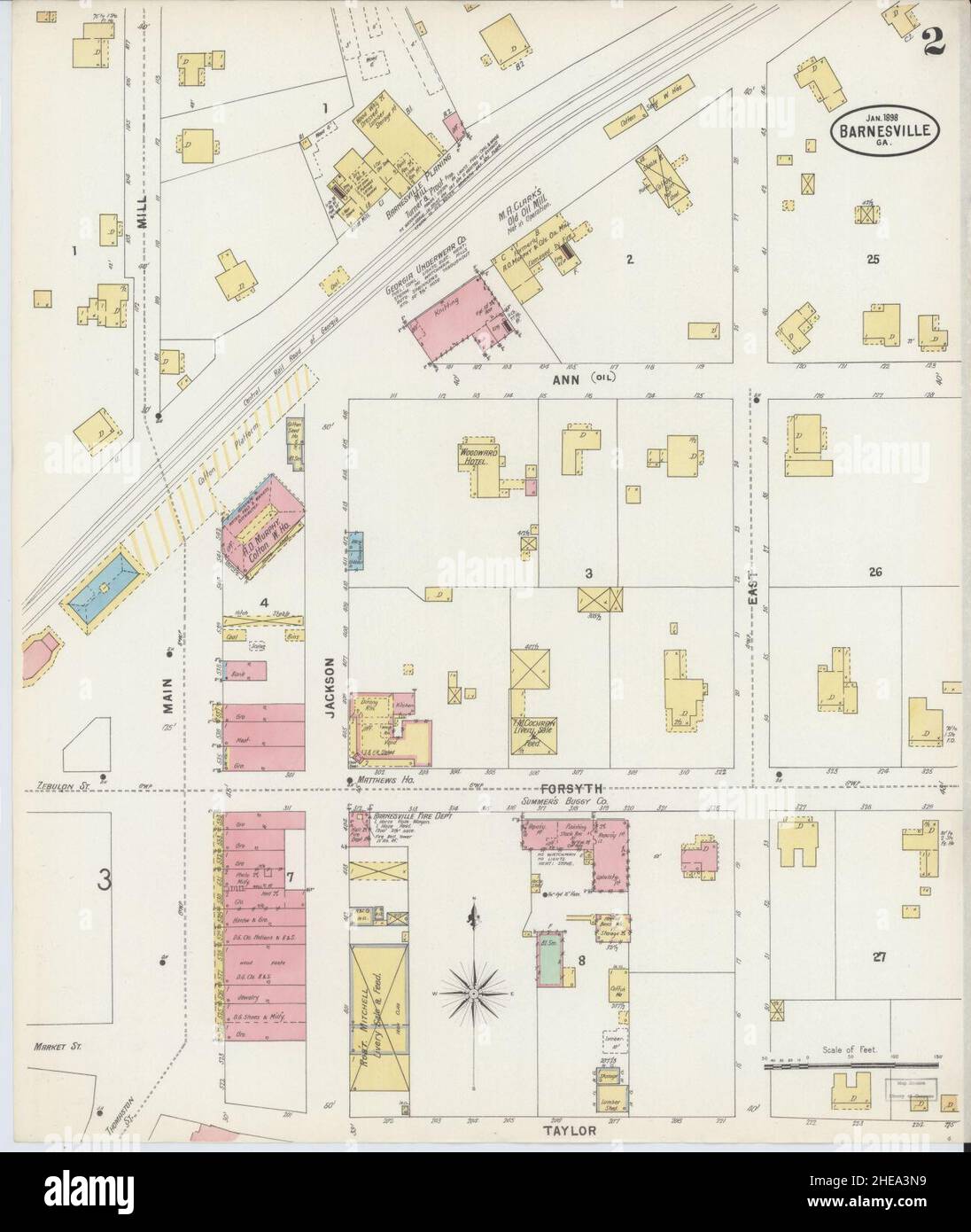 Map of lamar hi-res stock photography and images - Alamy