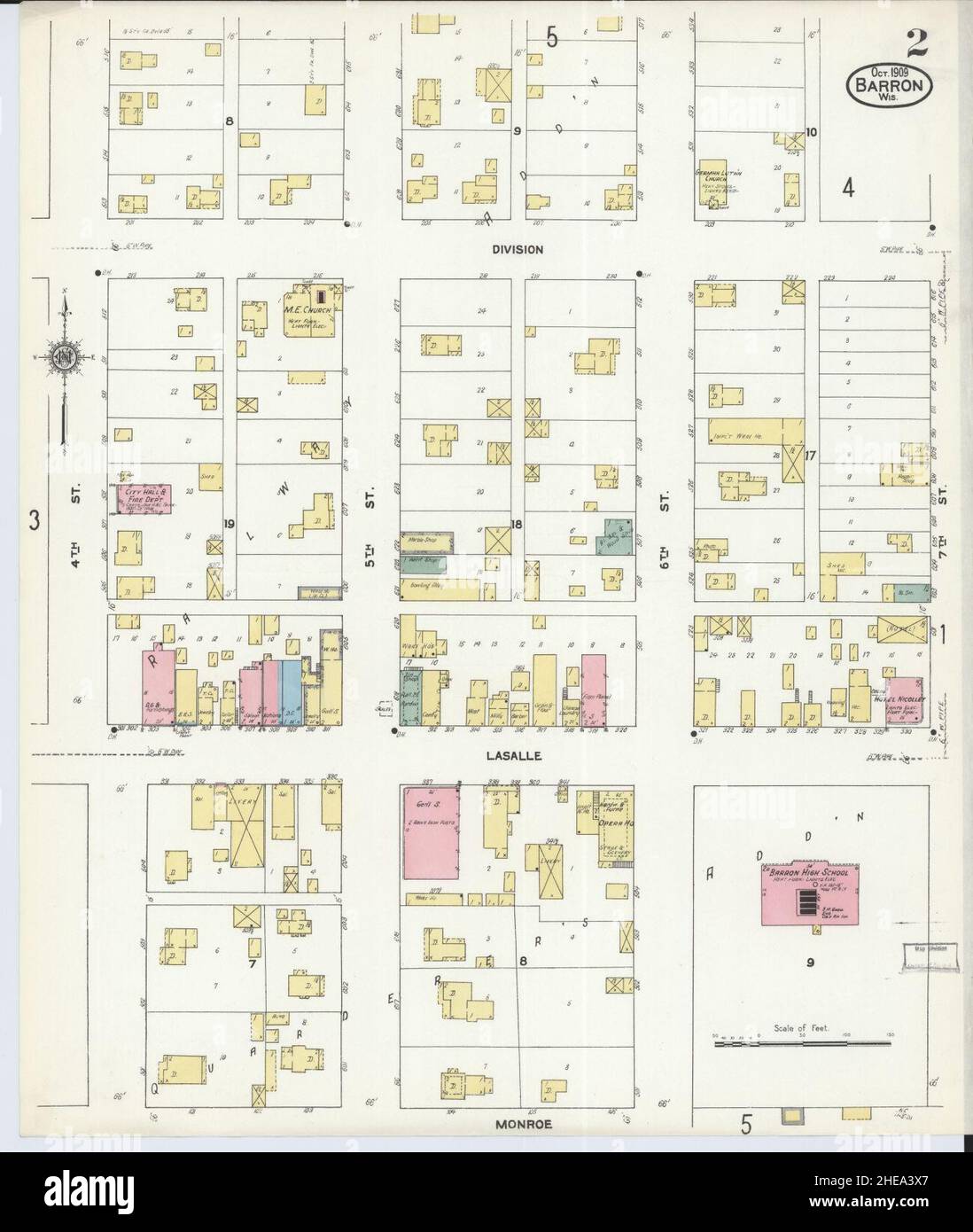 Map of barron hi-res stock photography and images - Alamy