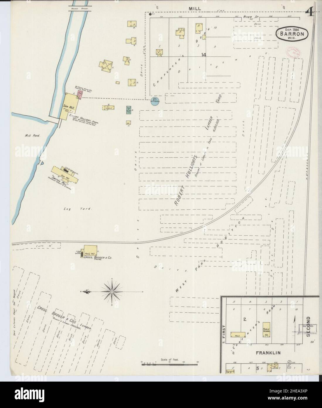 Map of barron hi-res stock photography and images - Alamy