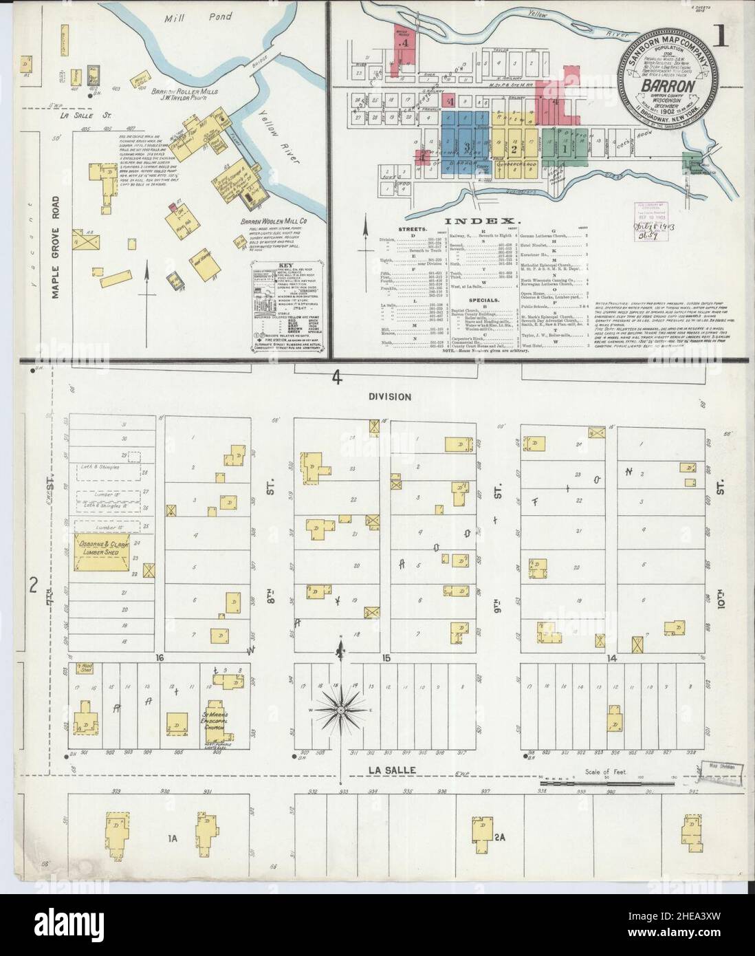 Map of barron hi-res stock photography and images - Alamy