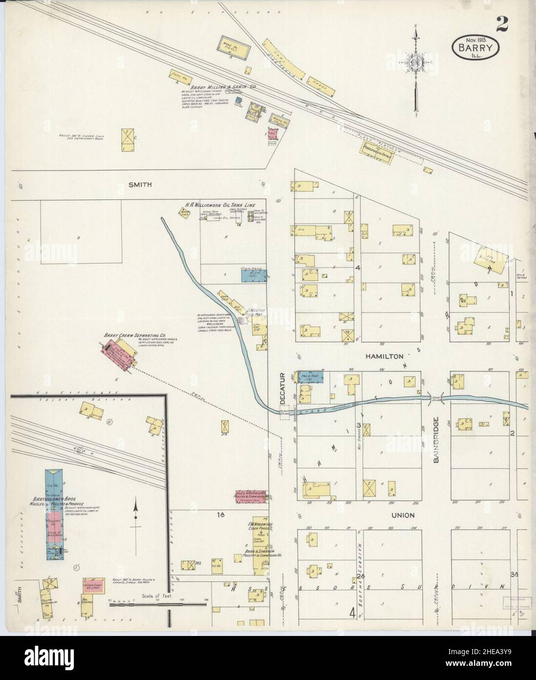 Barry county map hi-res stock photography and images - Alamy