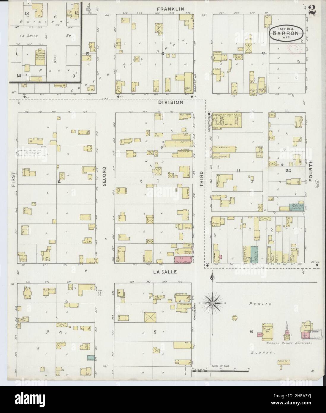 Map of barron hi-res stock photography and images - Alamy