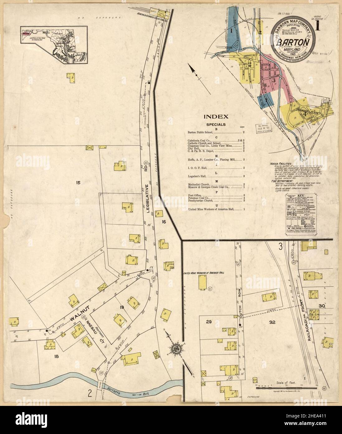 Barton county map hi-res stock photography and images - Alamy