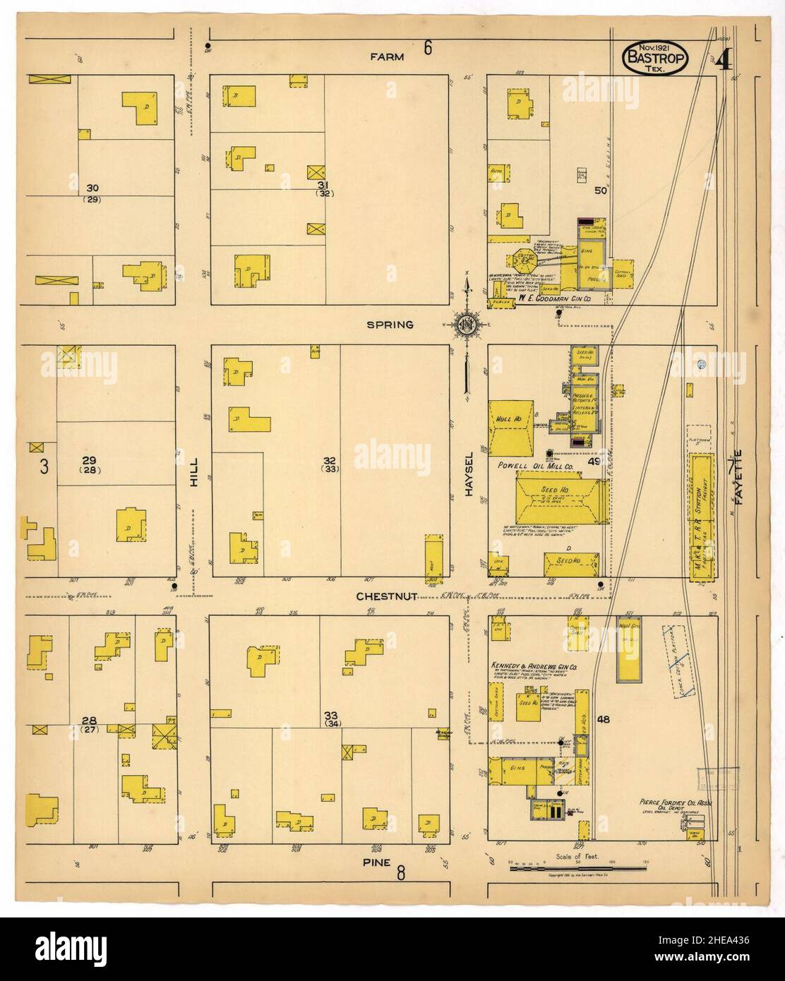 Bastrop county map hi-res stock photography and images - Alamy