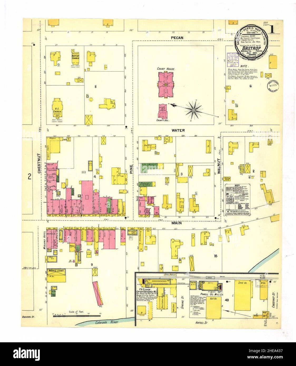 Bastrop Co Tx Map