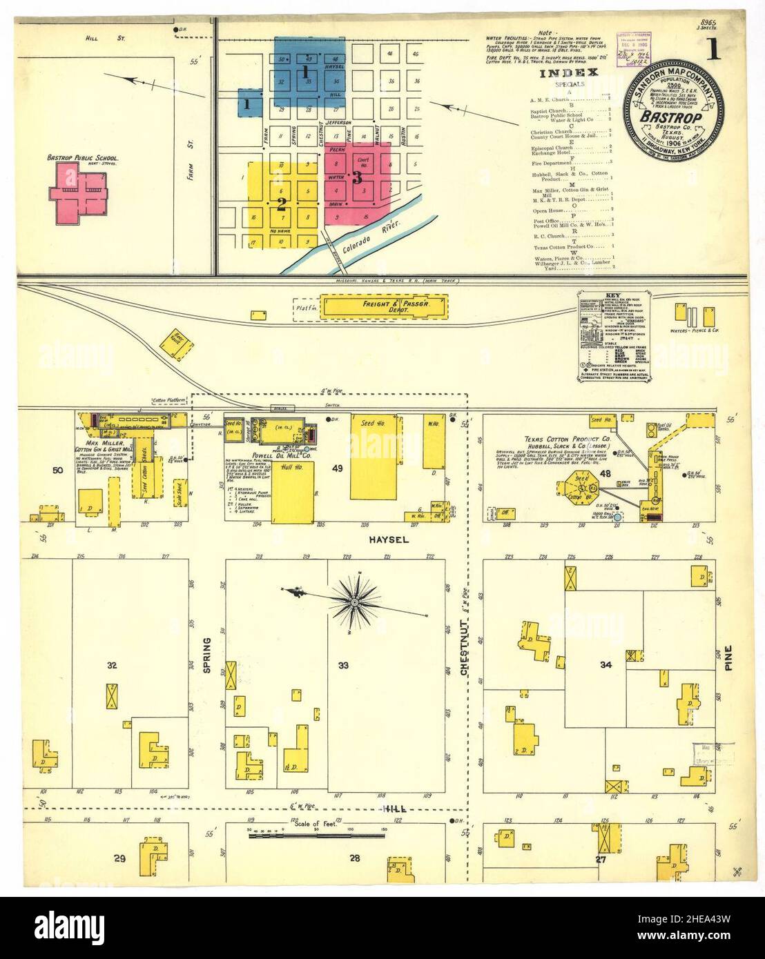 Bastrop county map hi-res stock photography and images - Alamy