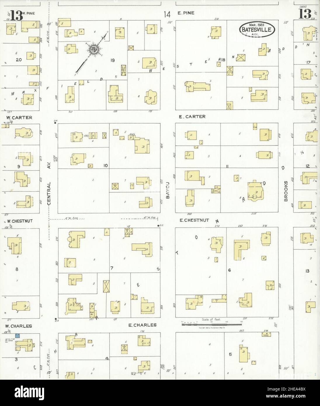 Batesville arkansas map hi-res stock photography and images - Alamy