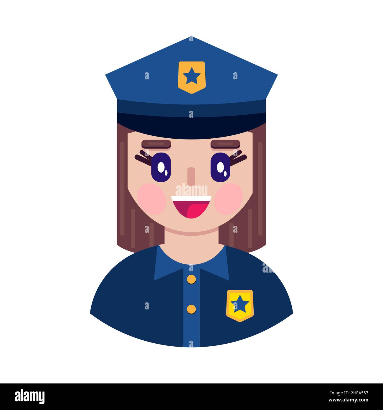 Policeman police officer in Cut Out Stock Images & Pictures - Alamy