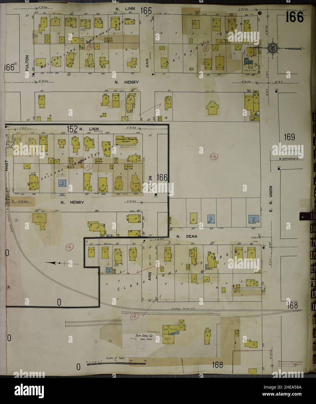 Bay city michigan map hi-res stock photography and images - Alamy