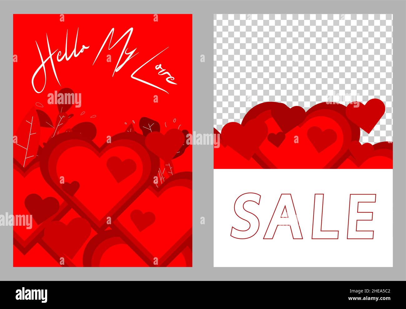 Love presentations templates. Design with romantic phrases. Valentines ...