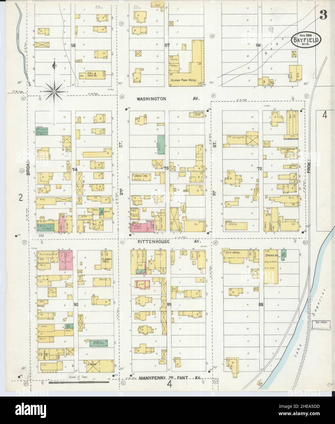 Map of bayfield hi-res stock photography and images - Alamy