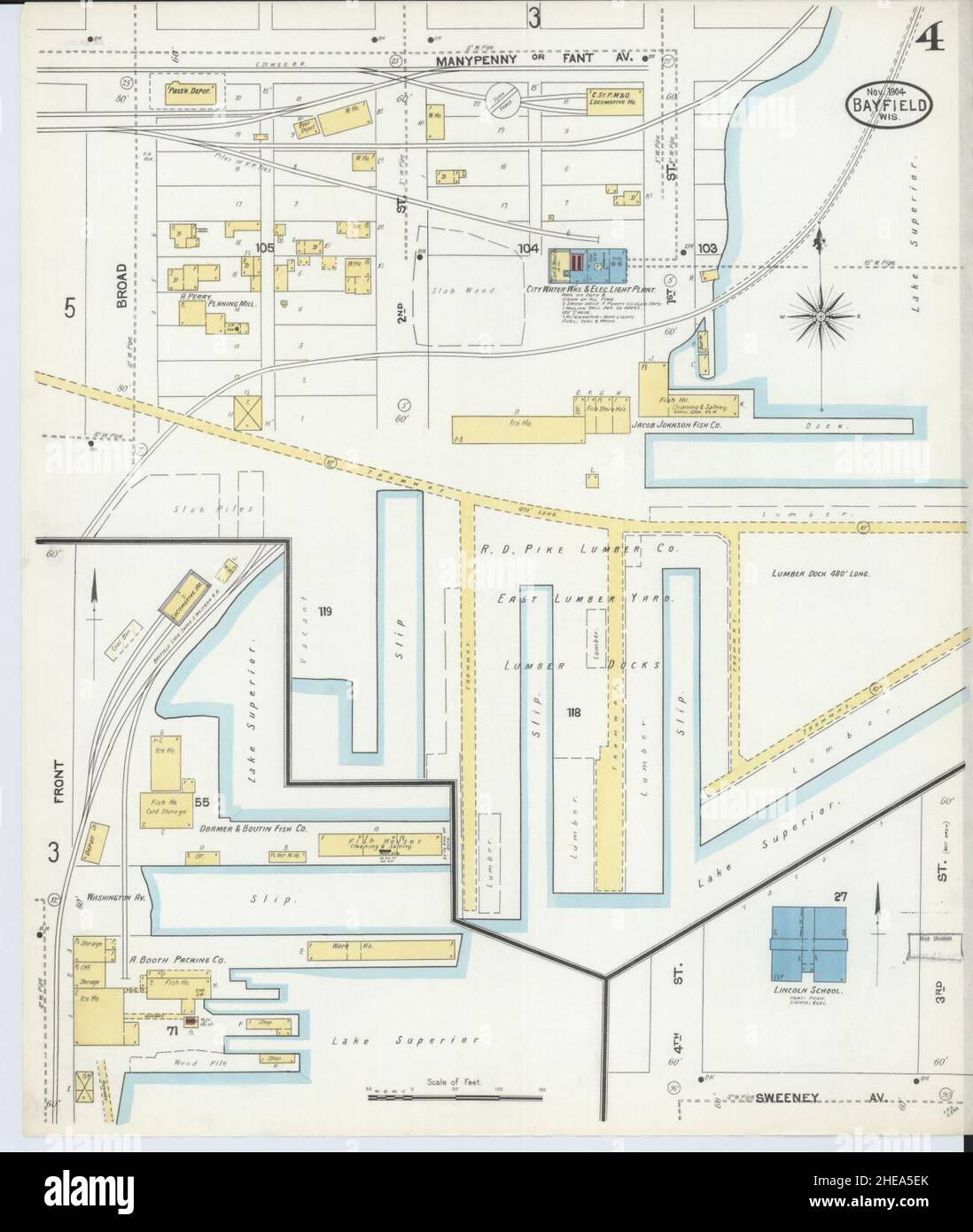 Map of bayfield hi-res stock photography and images - Alamy