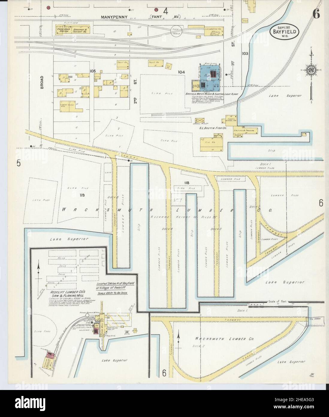 Map of bayfield hi-res stock photography and images - Alamy