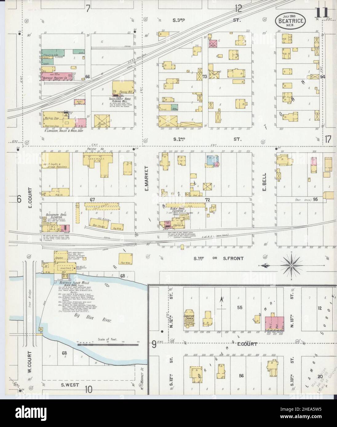 Beatrice nebraska map hi-res stock photography and images - Alamy