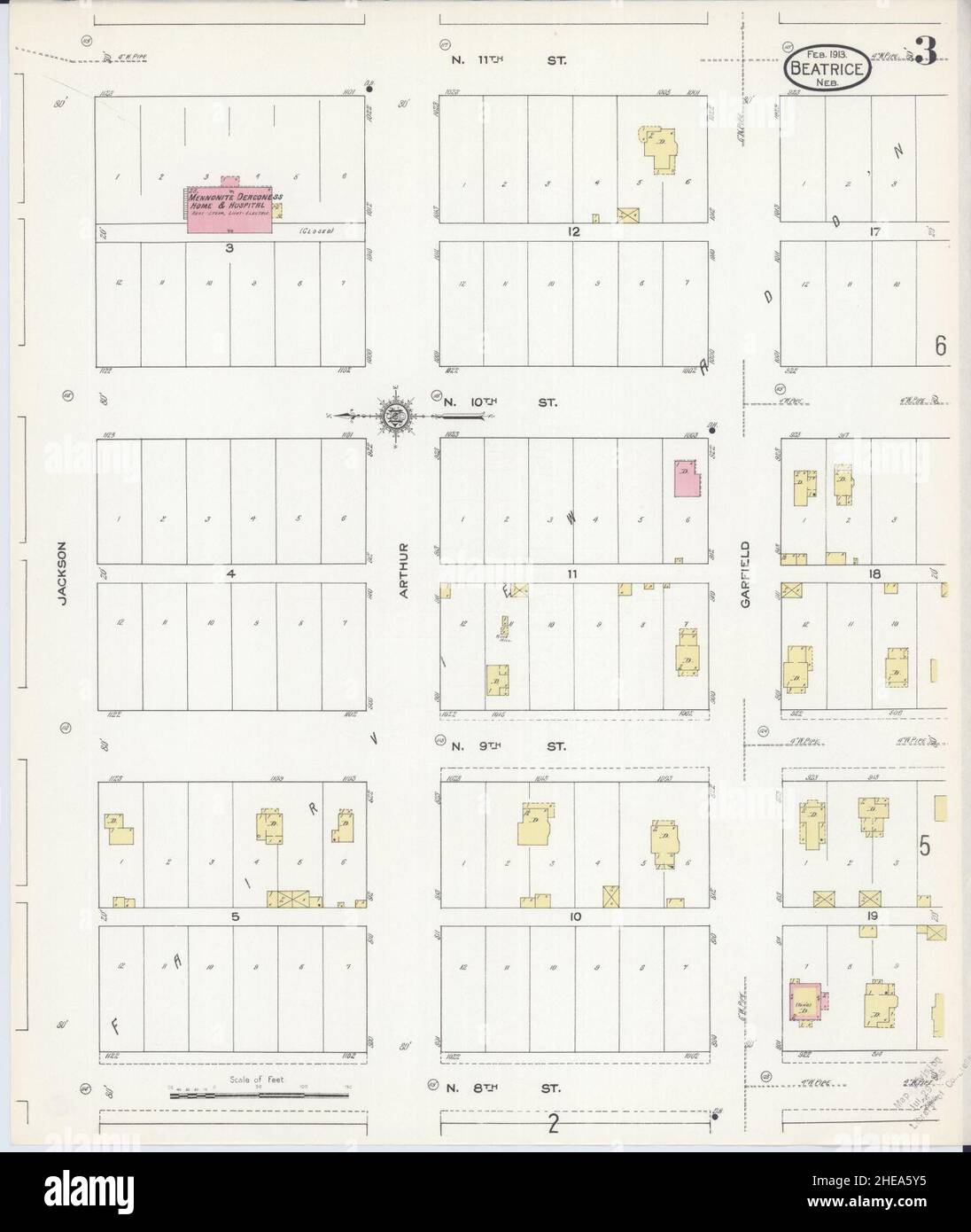 Beatrice nebraska map hi-res stock photography and images - Alamy