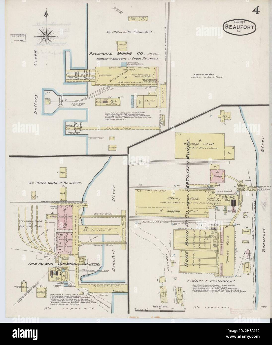 Map of beaufort hi-res stock photography and images - Alamy