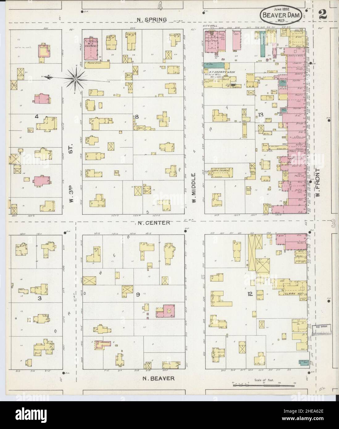 Beaver Dam Wi Map