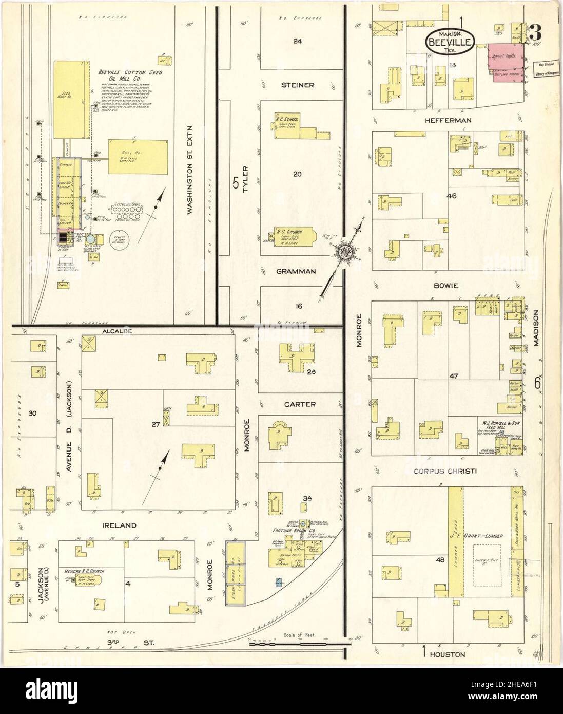 Beeville texas map hi-res stock photography and images - Alamy