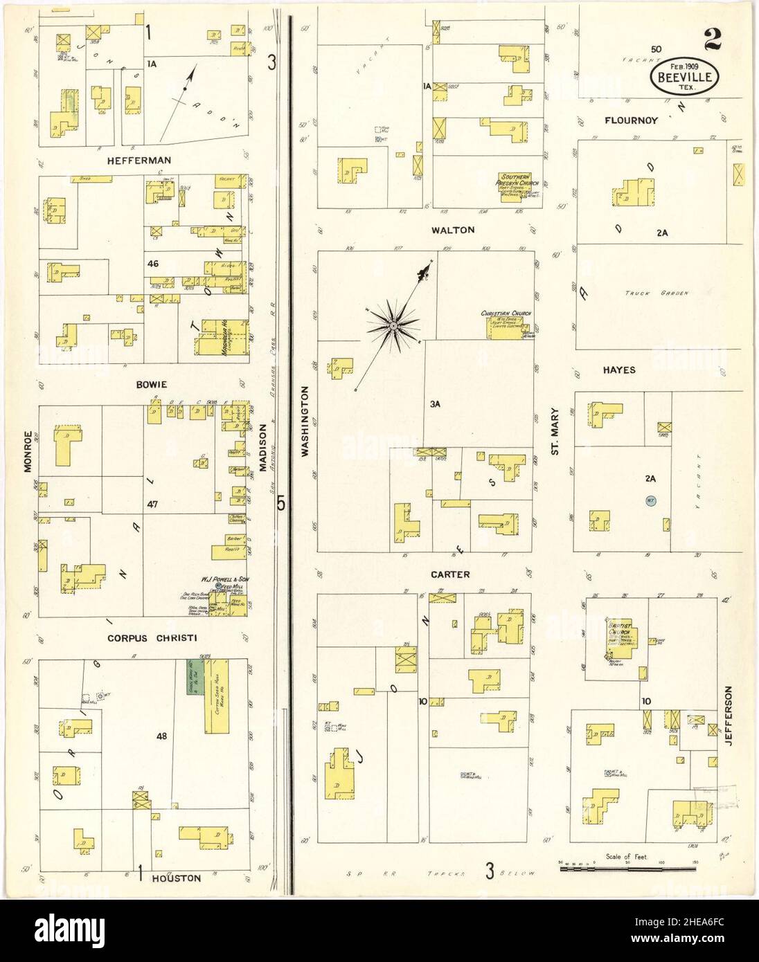 Map of beeville hi-res stock photography and images - Alamy
