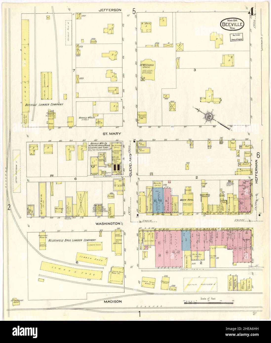 Beeville texas map hi-res stock photography and images - Alamy