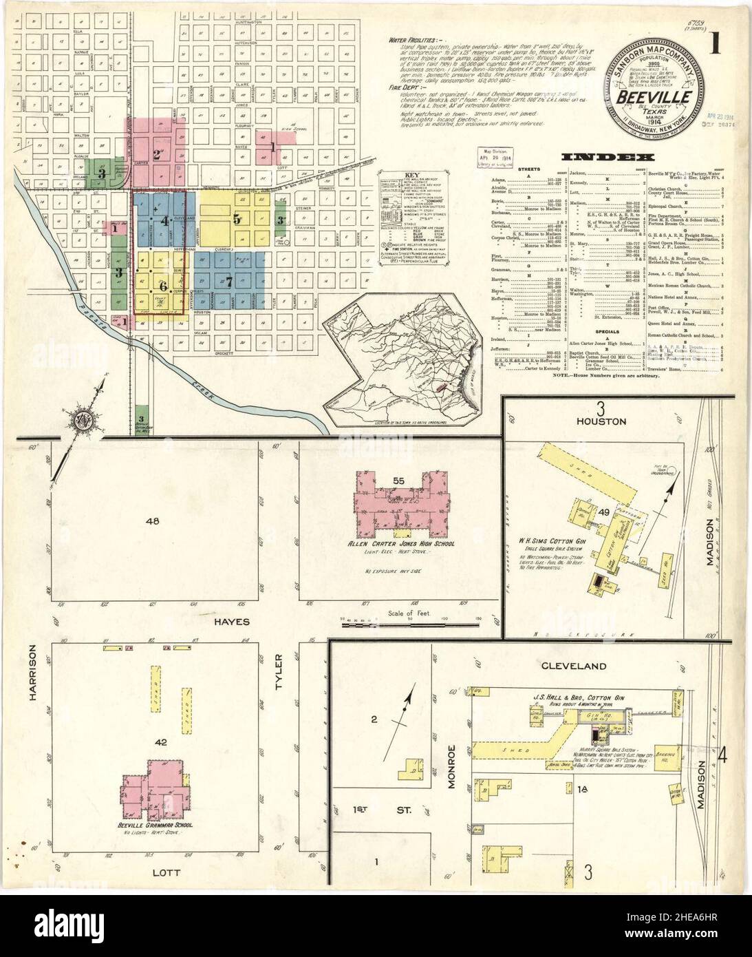Beeville texas map Cut Out Stock Images & Pictures - Alamy