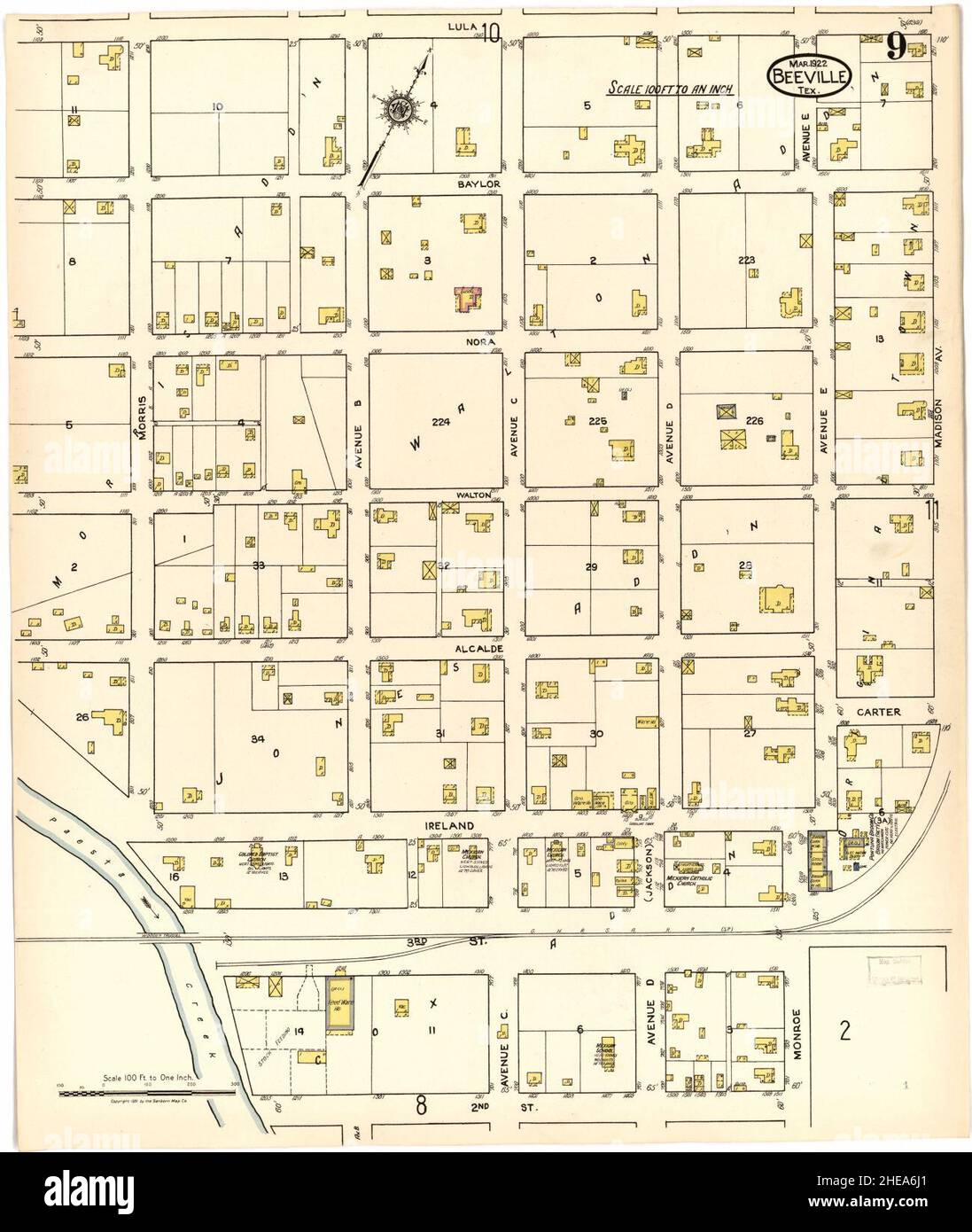 Map of beeville hi-res stock photography and images - Alamy