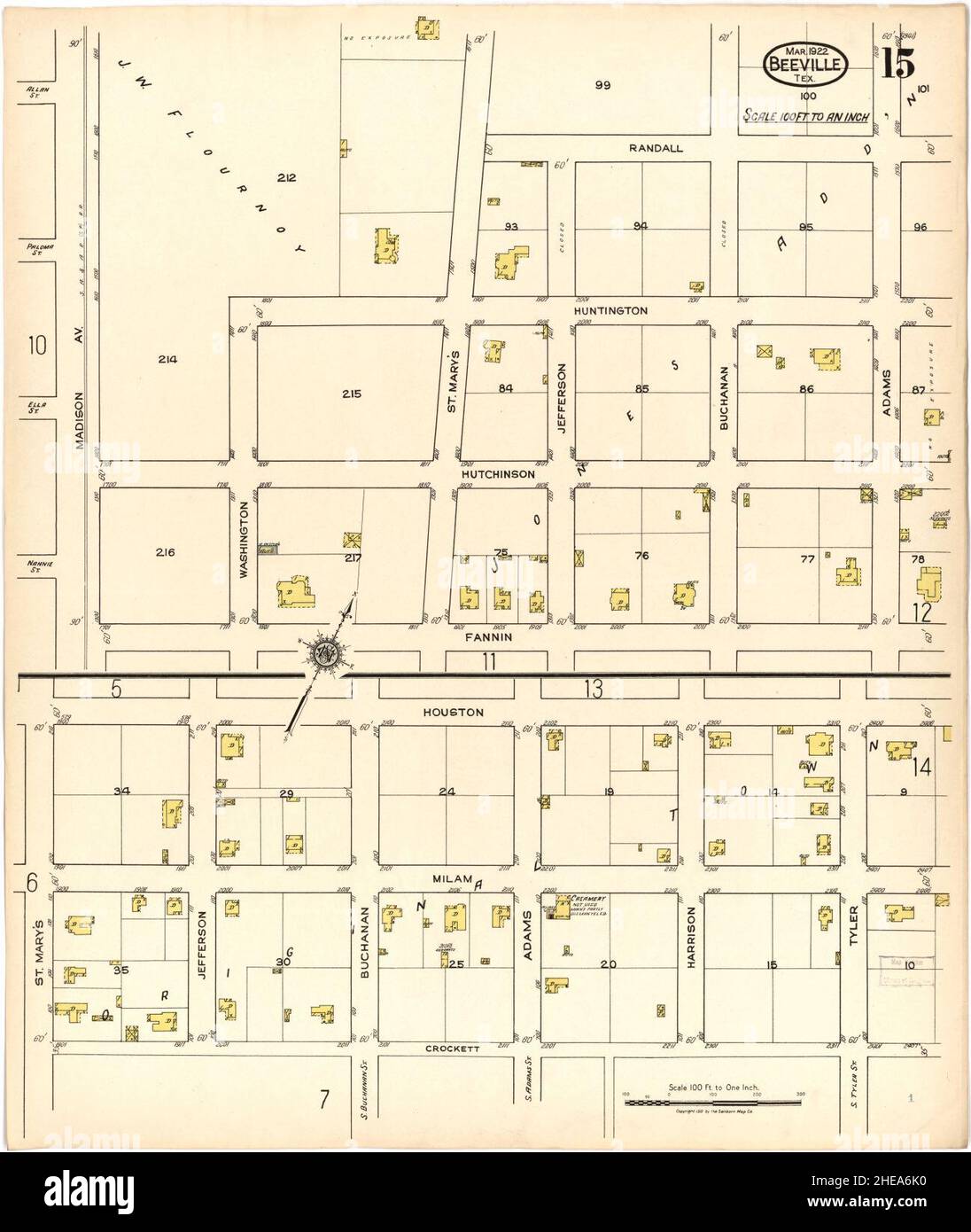 Map of beeville hi-res stock photography and images - Alamy