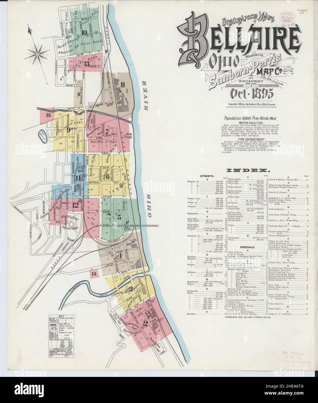 Belmont county map hi-res stock photography and images - Alamy