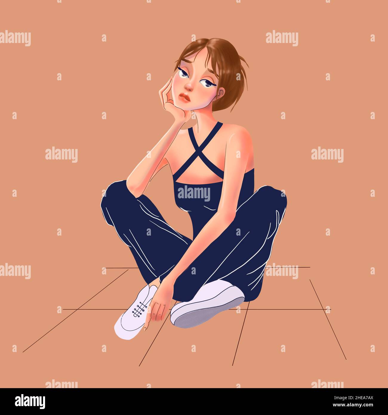 Isolated isolation alone lonely despair hi-res stock photography and ...